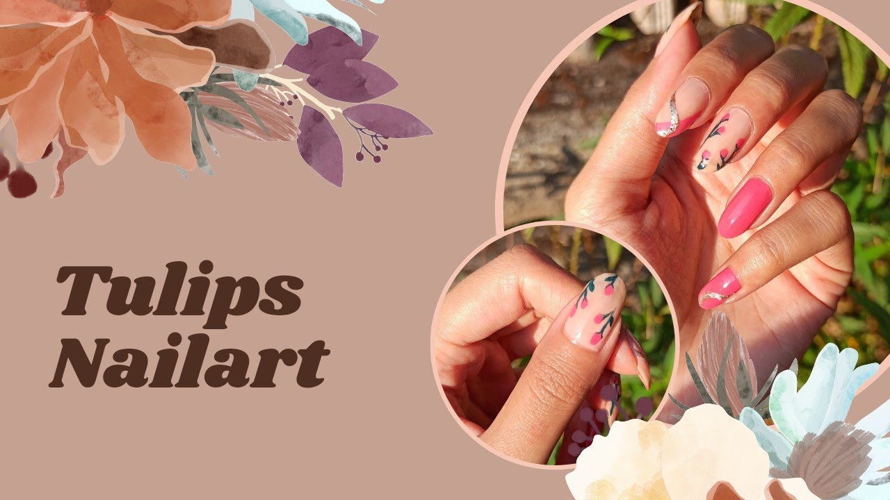Floral Nails for Beginners | Cute and Easy Nail Art Tutorial ...