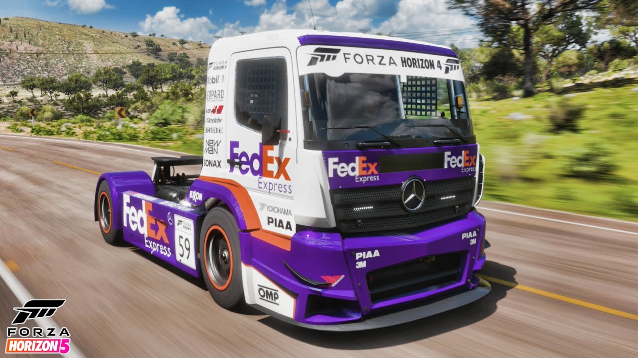 Easy Trial Race In Mercedes Benz Racing Truck! - YouTube