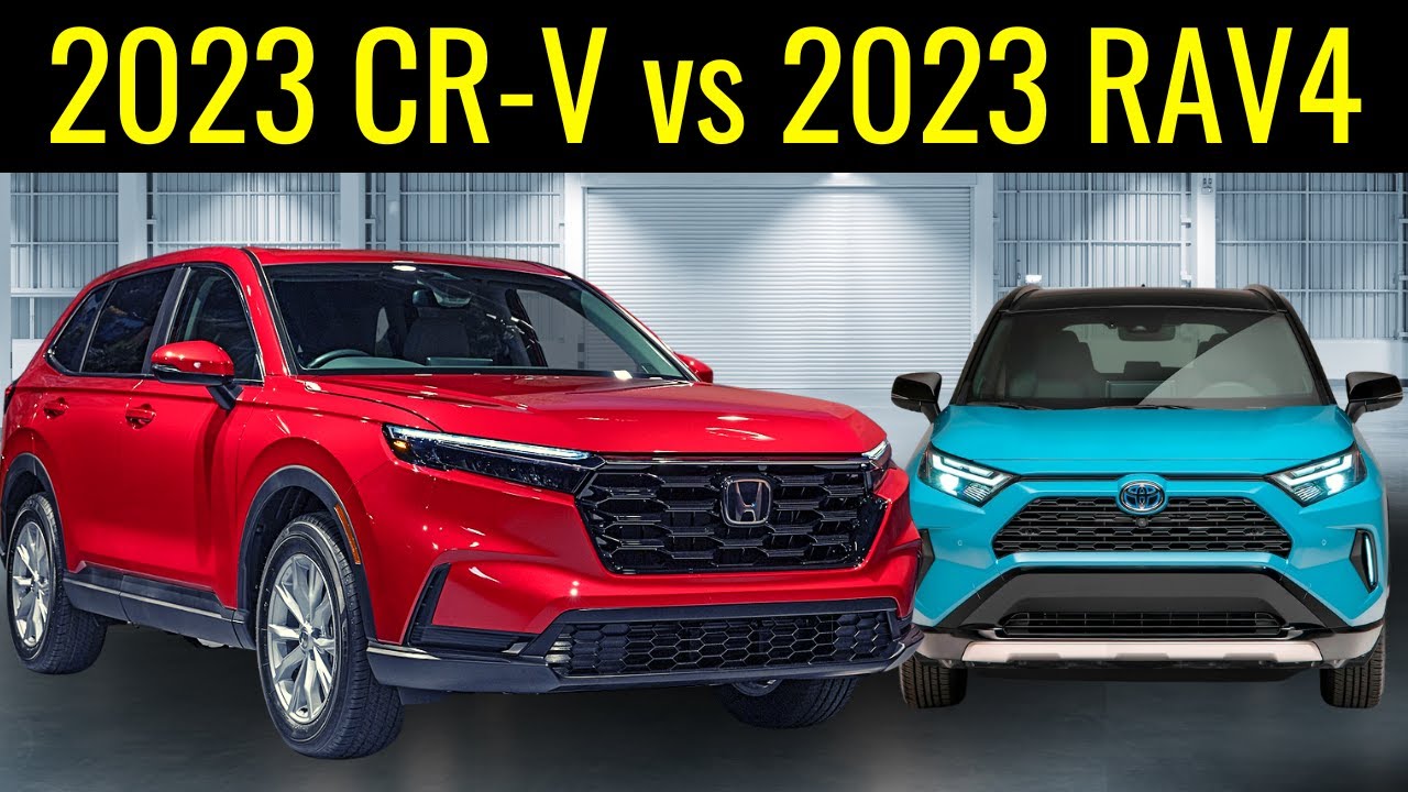 Comparing the 2023 Honda CRV vs Toyota RAV4 — Which one to buy? - YouTube
