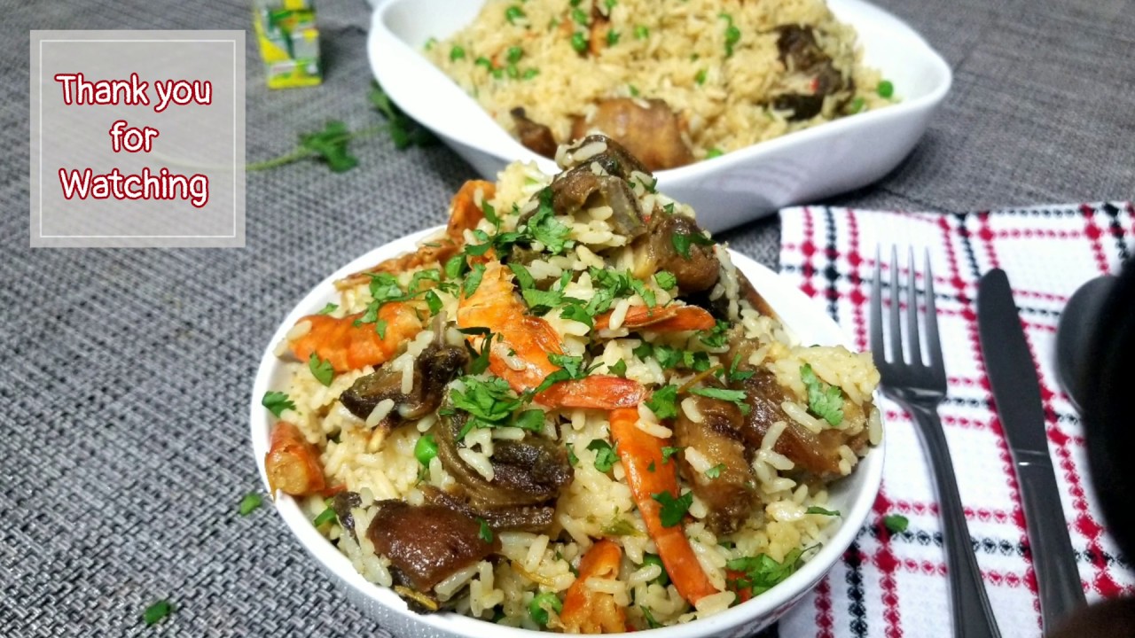 How to Make Delicious Coconut Fried Rice | Goat Meat Coconut Rice ...