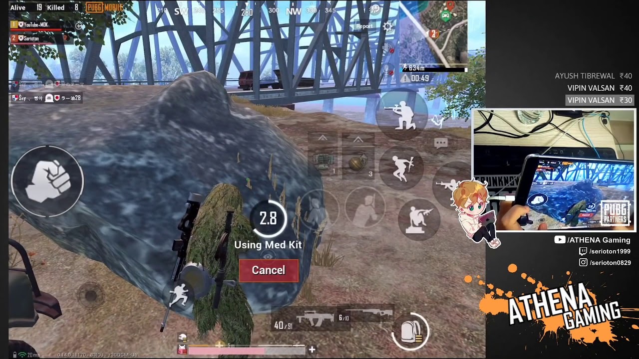 Athena gaming duo vs squad pubg mobile - YouTube
