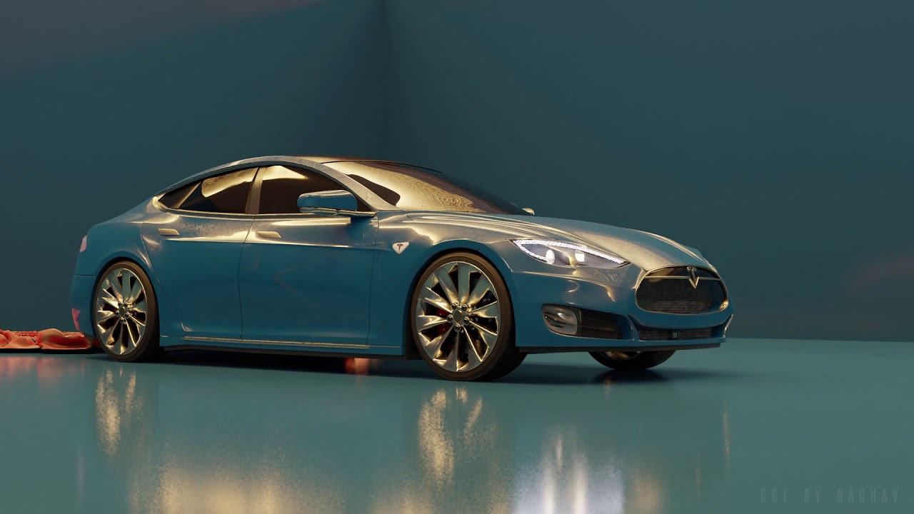 Realistic Car Animation | Tesla Fan edition - YouTube