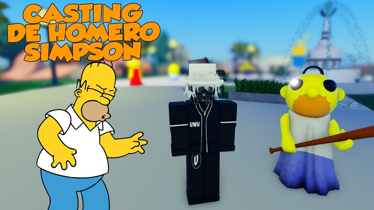 CASTING DE HOMERO SIMPSON (ROBLOX) - YouTube