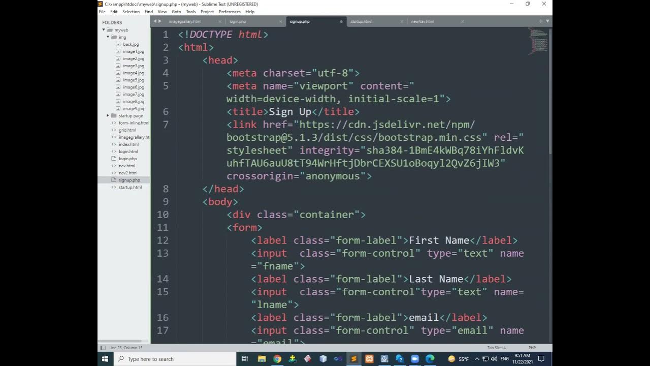 PHP: Form Handling - YouTube