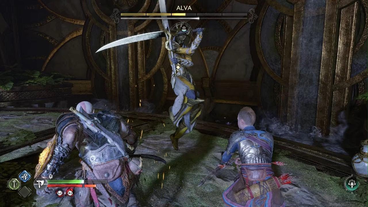 God of War Ragnarök_alva elf boss 2m20 - YouTube