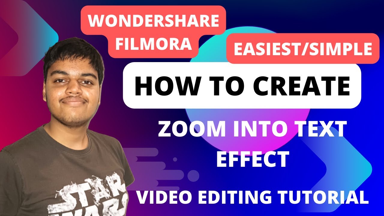 ZOOM INTO TEXT EFFECT TUTORIAL IN A VIDEO USING WONDERSHARE FILMORA ...