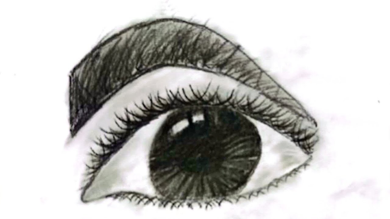 How to draw a perfect eye||sketch||Realistic drawing||Drawing for ...