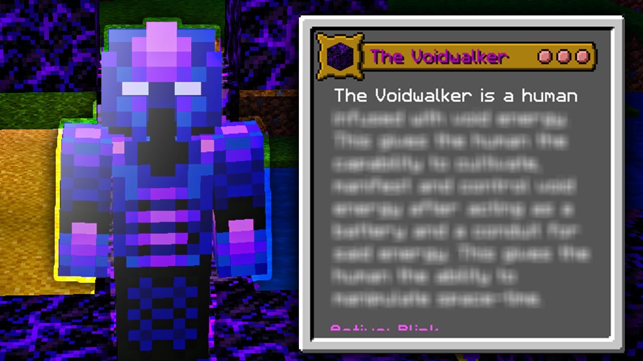 Minecraft Origins Mod: Void Walker (Custom Origin) - YouTube