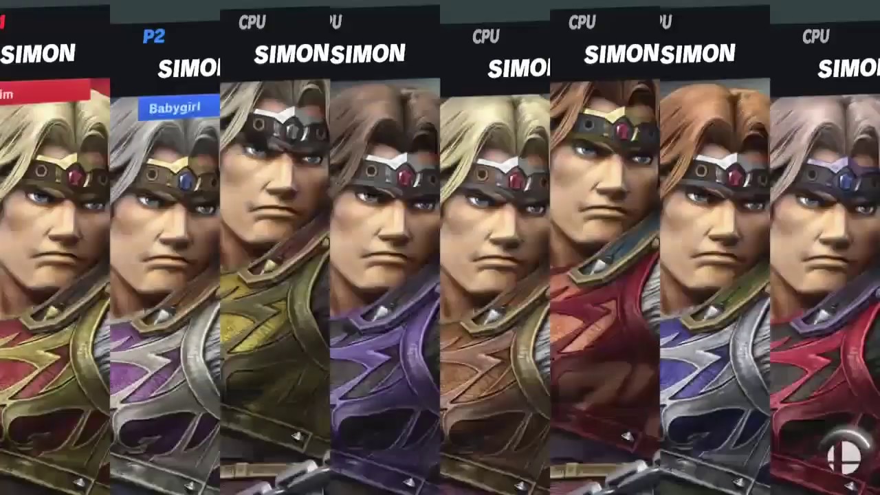 8 Player Battle Royale (Simon) Super Smash Bros. Ultimate - YouTube