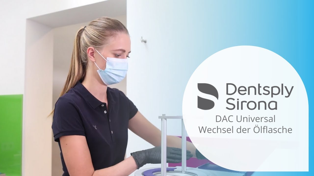 Dentsply Sirona DAC Universal - Wechsel der Ölflasche Tutorial ...