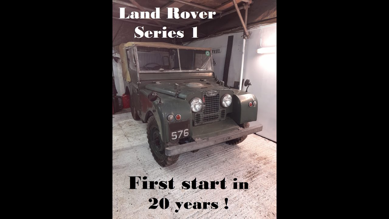 Series 1 Land Rover. First start in over 20 years. Recovery and basic ...