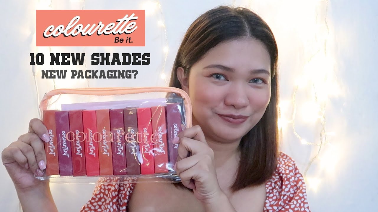 NEW AND IMPROVED COLOURETTE COLOURTINT 10 SHADES / REVIEW AND LIP ...