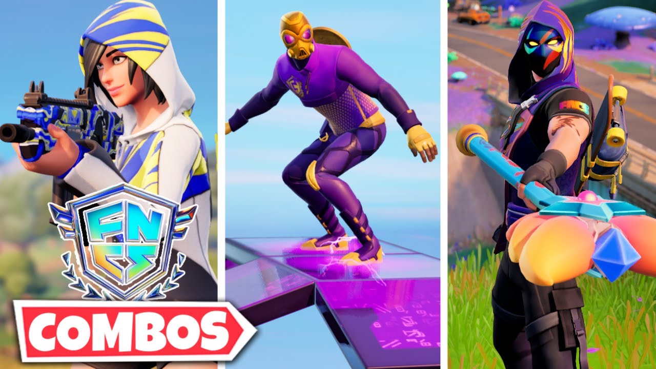 BEST COMBOS FOR FNCS SKINS IN FORTNITE! - YouTube