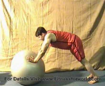 Ball push ups Exercises for Advanced Balance - YouTube