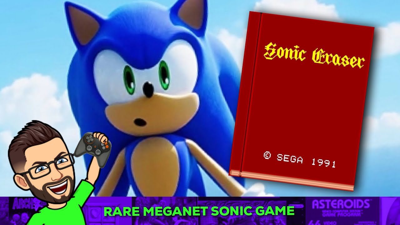Sonic Eraser (Rare Sega MegaNet Game - Japan only) - YouTube
