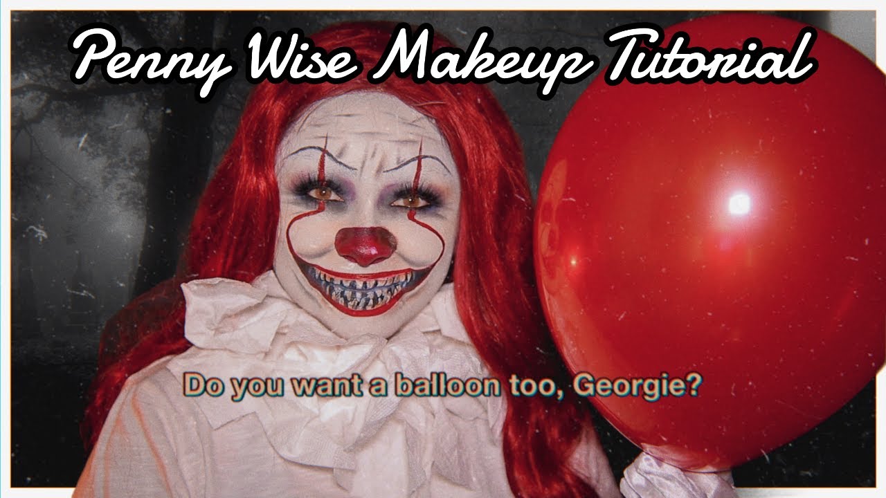 PENNY WISE MAKEUP TUTORIAL - YouTube