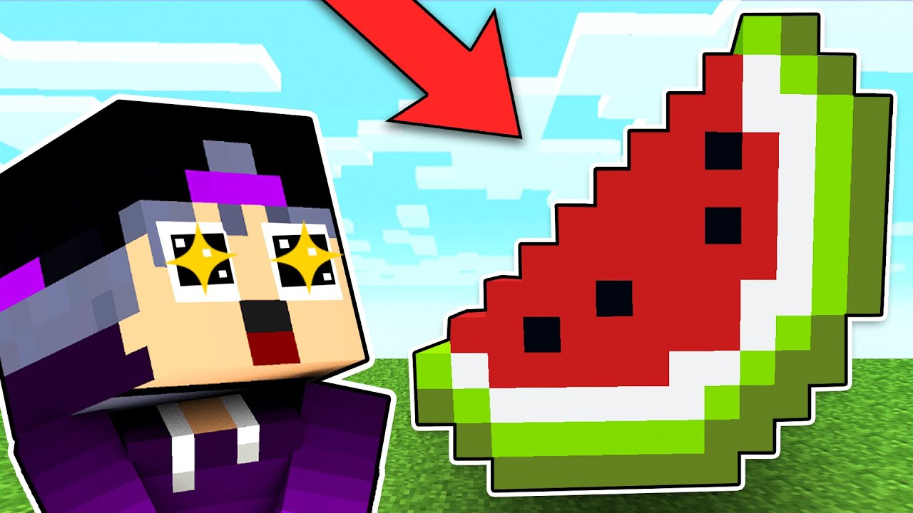 UNA SANDIA GIGANTE EN MI MUNDO!! 😅🤣 | Minecraft - YouTube