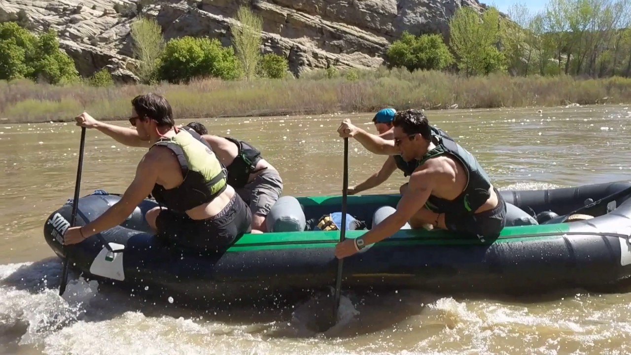 Sage Raft Race Team R4 Training - Custom Sotar Race Boat - YouTube