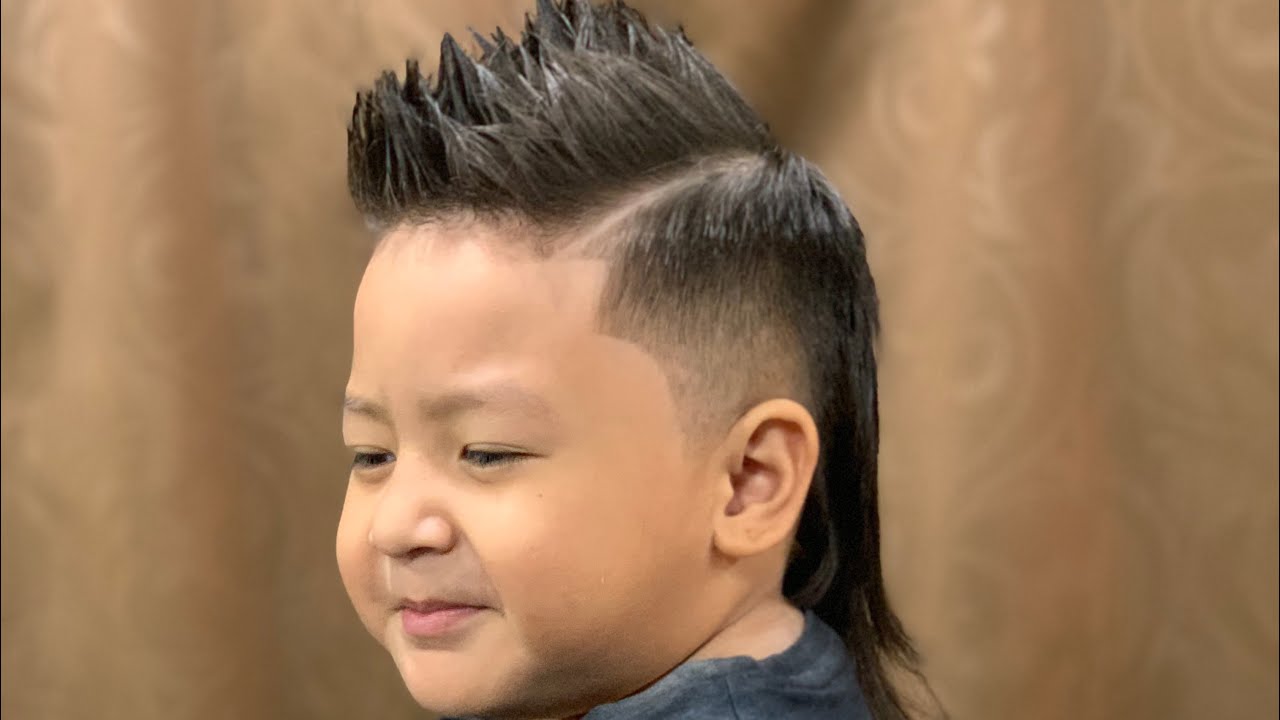 Potong rambut baru Potong RAMBUT MULLET anak kecil Yang lasaknya luar ...