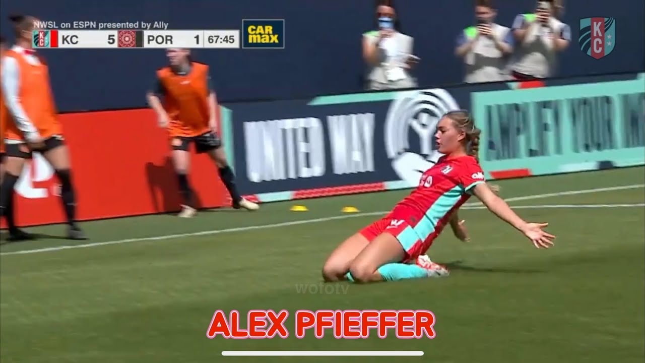 ALEX PFEIFFER becomes youngest #nwsl goalscorer #kccurrent • 16.03.24 - YouTube