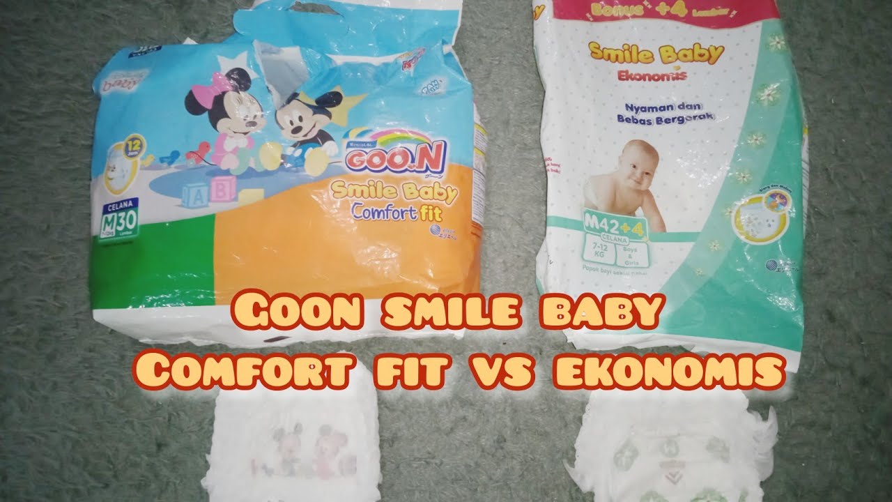 REVIEW POPOK GOON SMILE BABY COMFORT FIT VS EKONOMIS - YouTube