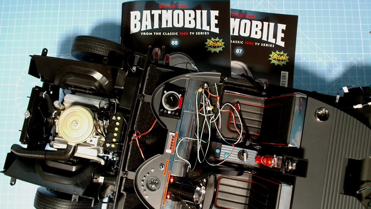 Build the 66 Batmobile Phases 87 and 88 from Fanhome - YouTube