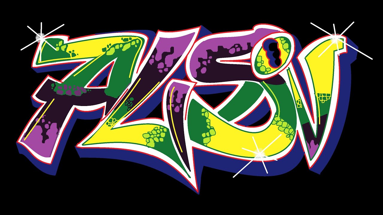 como hacer un graffity #2 *ALISON* #graffiti #art #graffitiart - YouTube