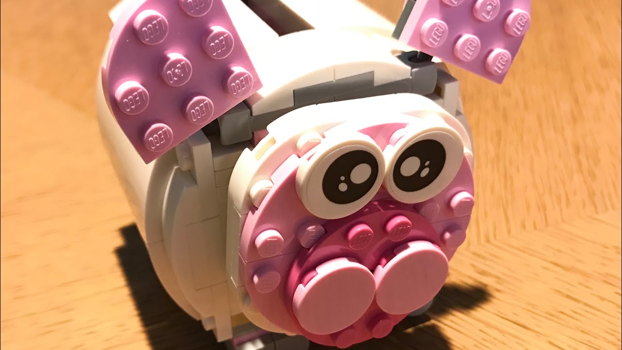 Lego 40251: Mini Piggy Bank - YouTube