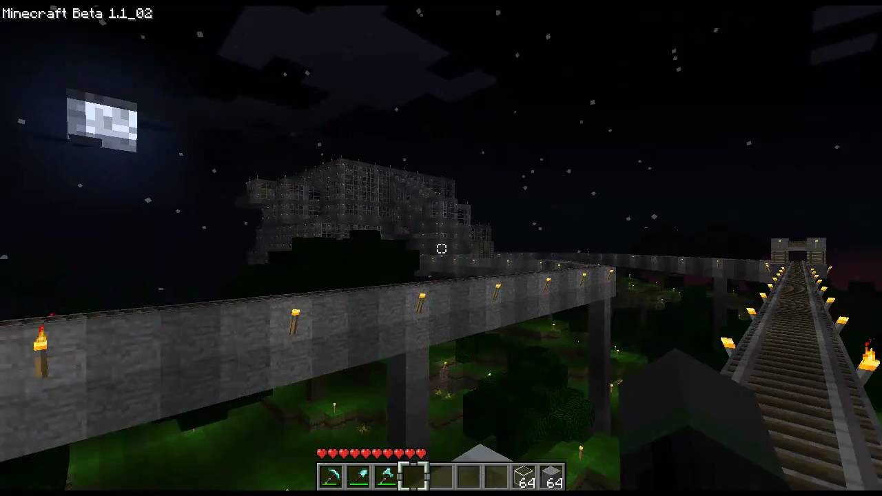 Minecart Rapid Transit Line - Part 2 (Minecraft) - YouTube