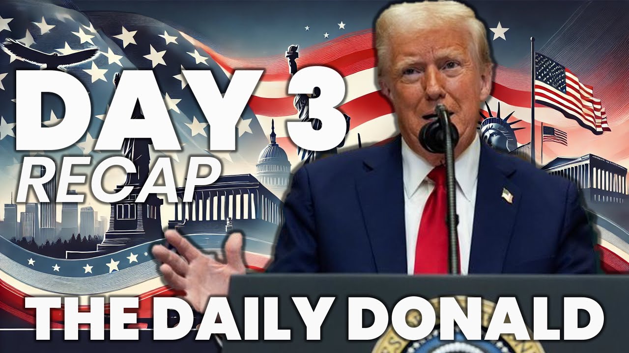 🇺🇸 The Daily Donald 🦅 Day 3 Summary: The Death Penalty, Troops Deployed ...