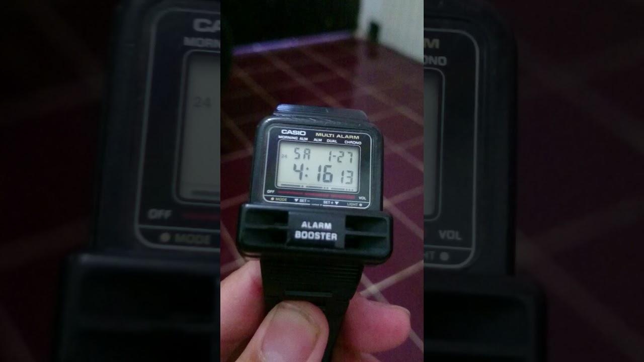Casio ba80 alarm booster - YouTube