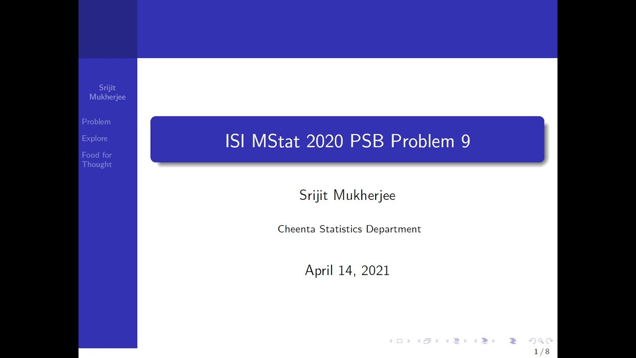 ISI MStat 2020 Problem 9 | Sample Survey and Estimation | Sampling ...