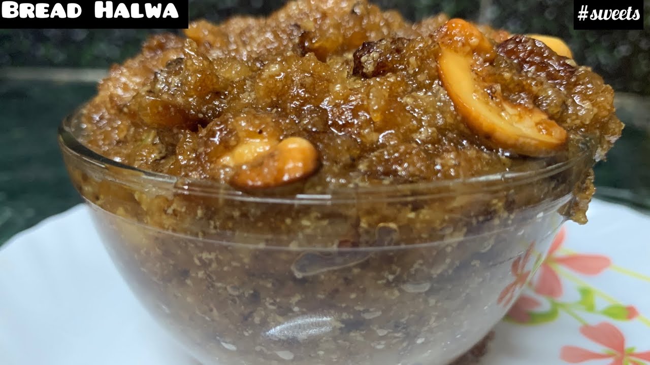 Bread Halwa Recipe | How to make Wedding Style Bread Halwa | Easy ...