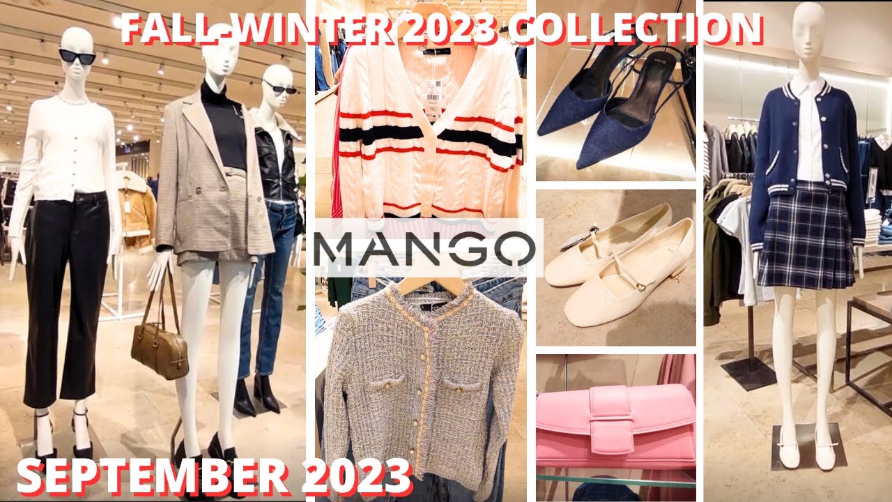 MANGO NEW FALL-WINTER 2023 Fashion Styles for Women! [MID-SEPTEMBER ...
