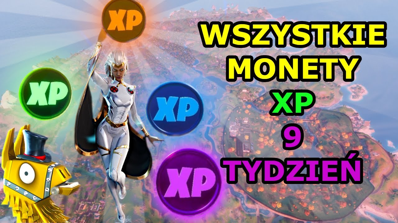 FORTNITE *Lokalizacje wszystkich monet XP (Tydzień 9)* (Rozdział 2 ...