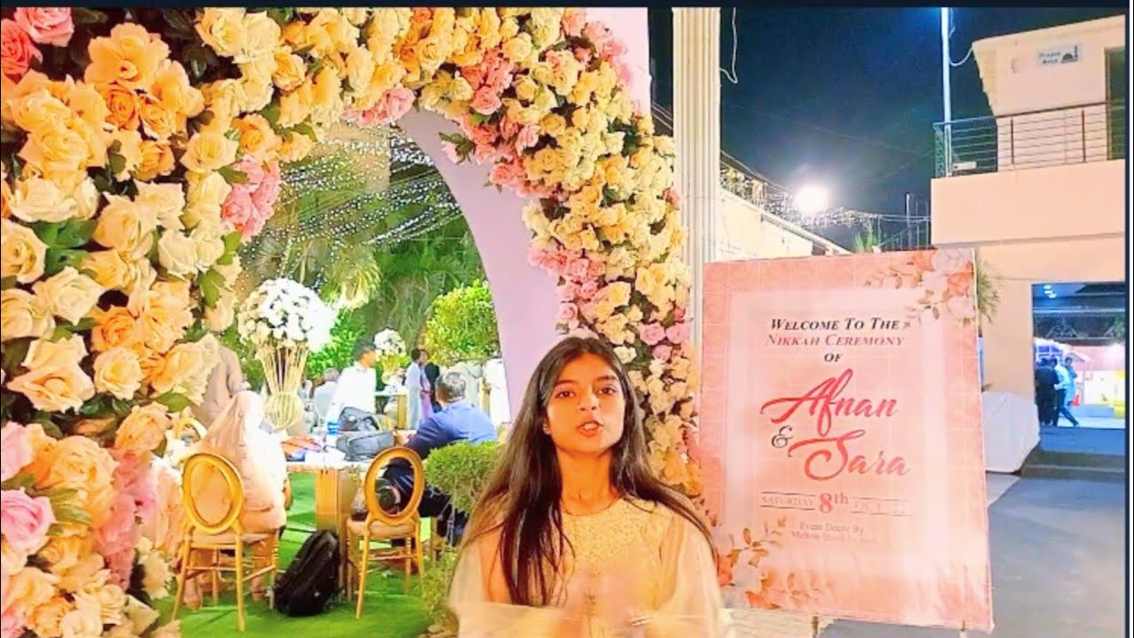 Country Inn hotel karachi Nikkah Ceremony (Shafin Hurain vlog) - YouTube
