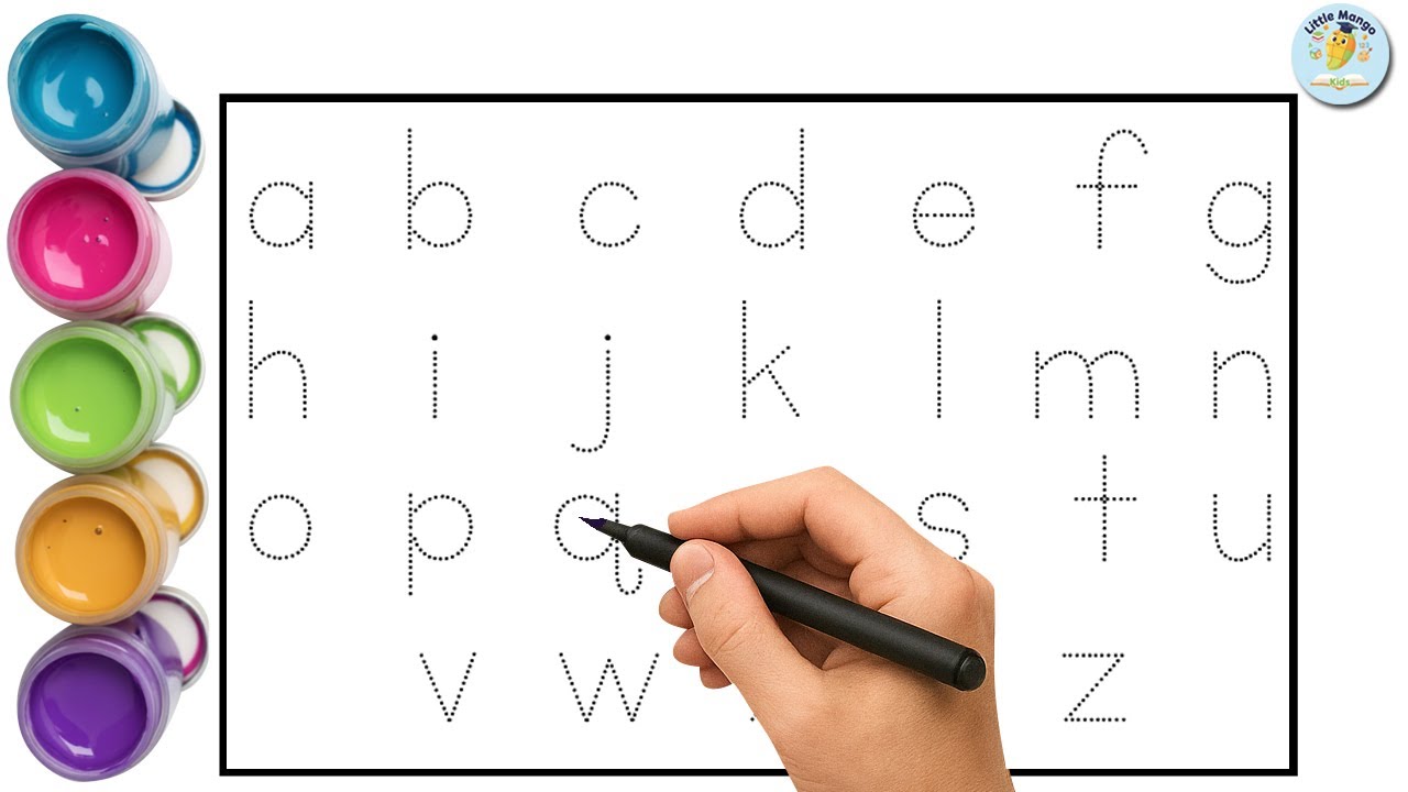 Learn Small ABC Alphabets a to z ️ | Lowercase Letter Tracing for Kids ...