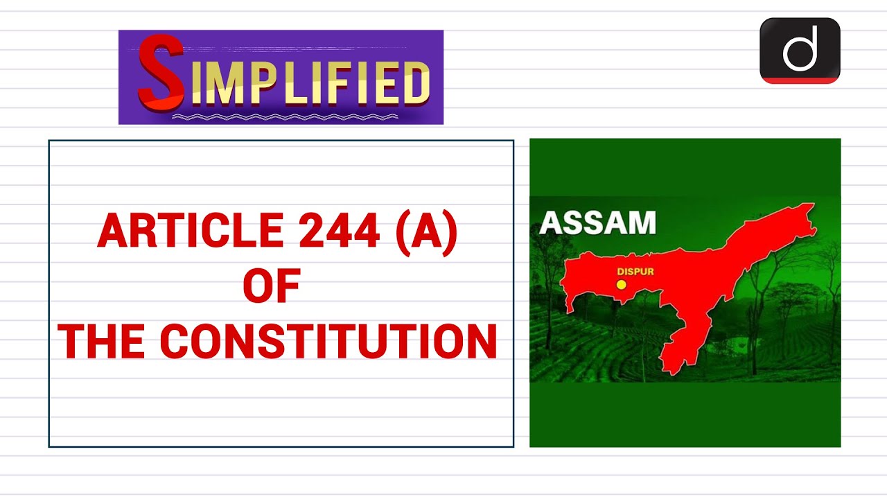 Article 244 (A) : Simplified - YouTube