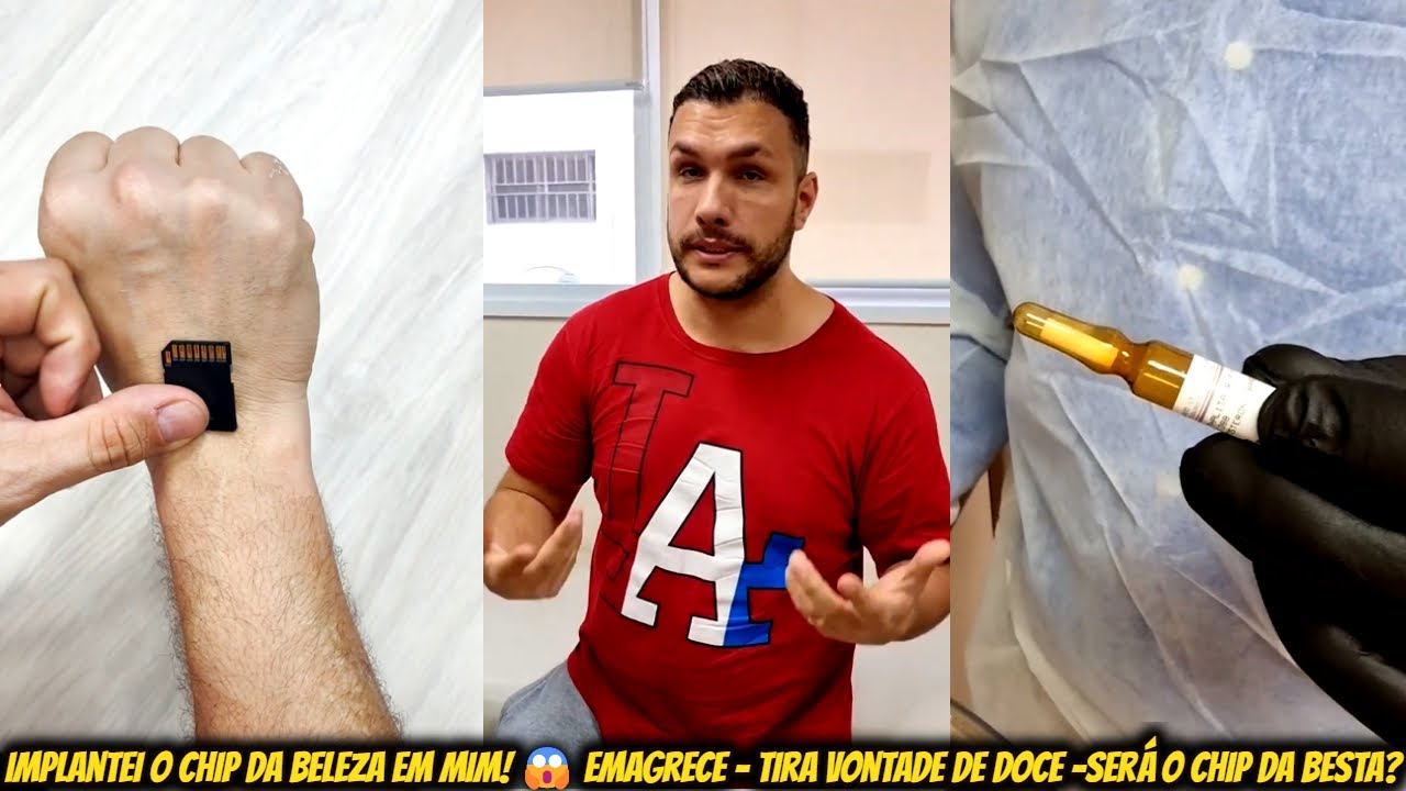 Implantei o Chip da Beleza em Mim! 😱 Emagrece - Tira Vontade de Doce ...