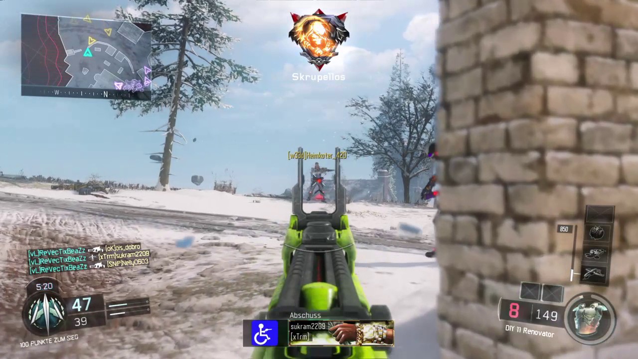 Black Ops 3|vL Leader Gameplay|DIY 11 Renovator Nuklear| - YouTube