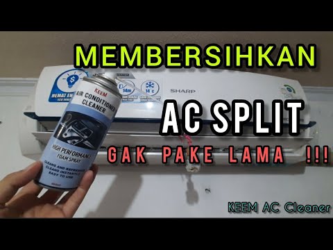 Membersihkan AC Split sendiri dengan Pembersih AC KEEM berbentuk Foam ...