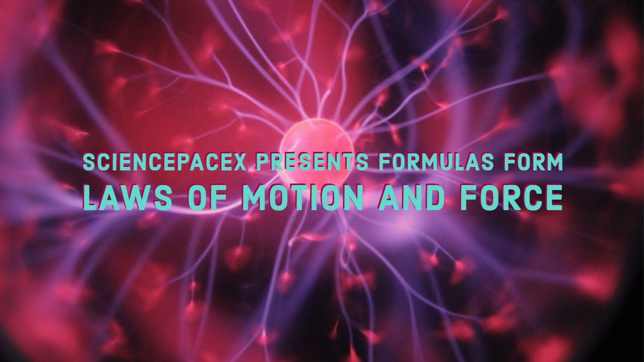 Physics- Basics: Formulas=PART 1 Laws of Motion and Force - YouTube