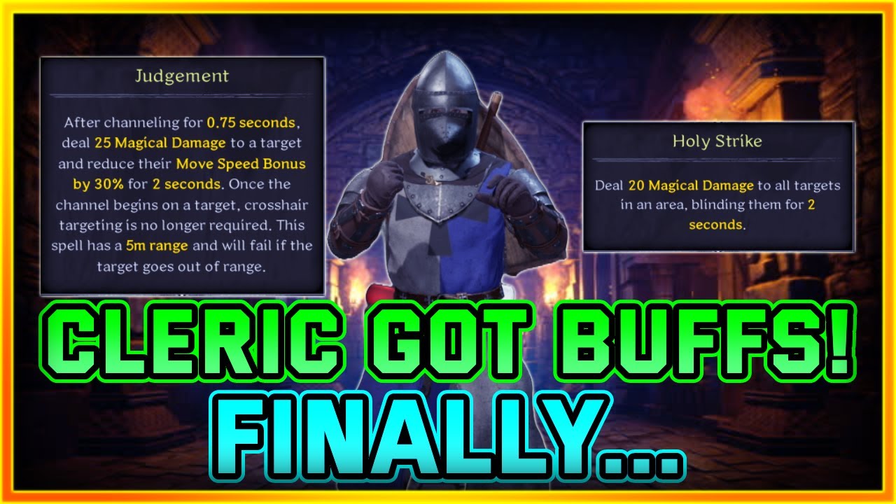 Cleric Received a Buff | Dark and Darker - YouTube