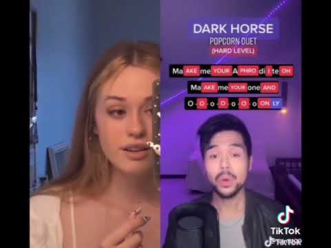 Dark Horse |TikTok popcorn duet cover| Song by Katy Perry🎤🔥 - YouTube