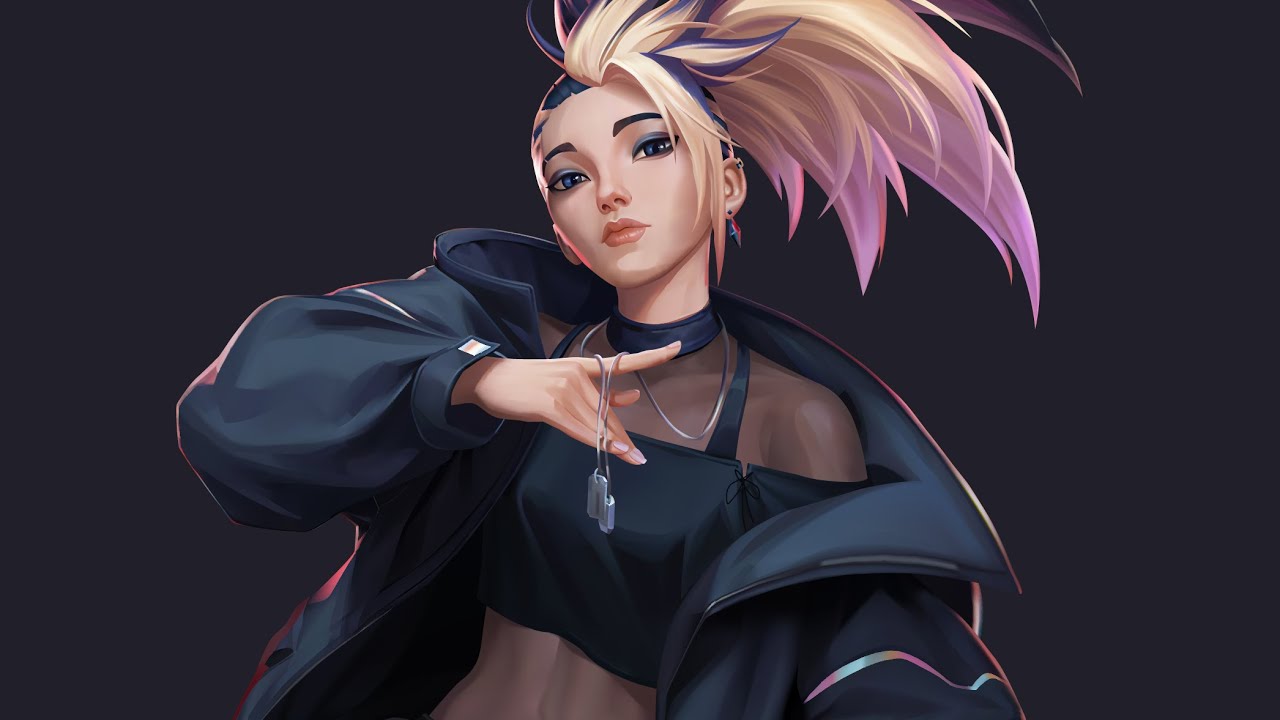 Illustration Process - Speed Digital Painting | Vẽ Akali K/DA trong ...