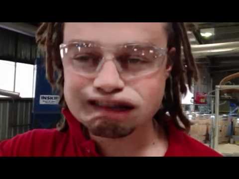 Compressed air in the face!! - YouTube