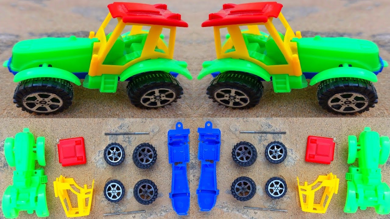 How To Make Mini Tractor At HOME | Diy Tractor Trolley Science Project ...