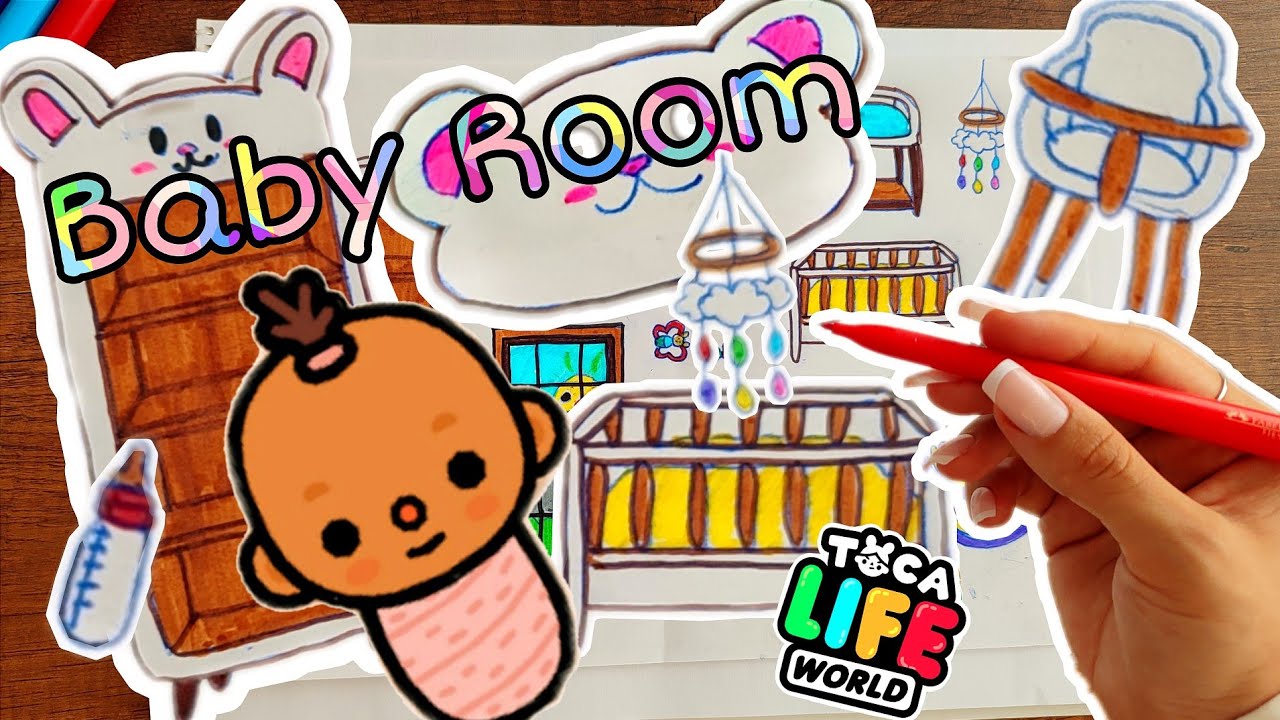 Toca Life Baby Room Part-1 / Toca Boca Bebek Odası Yapımı/ Toca World ...