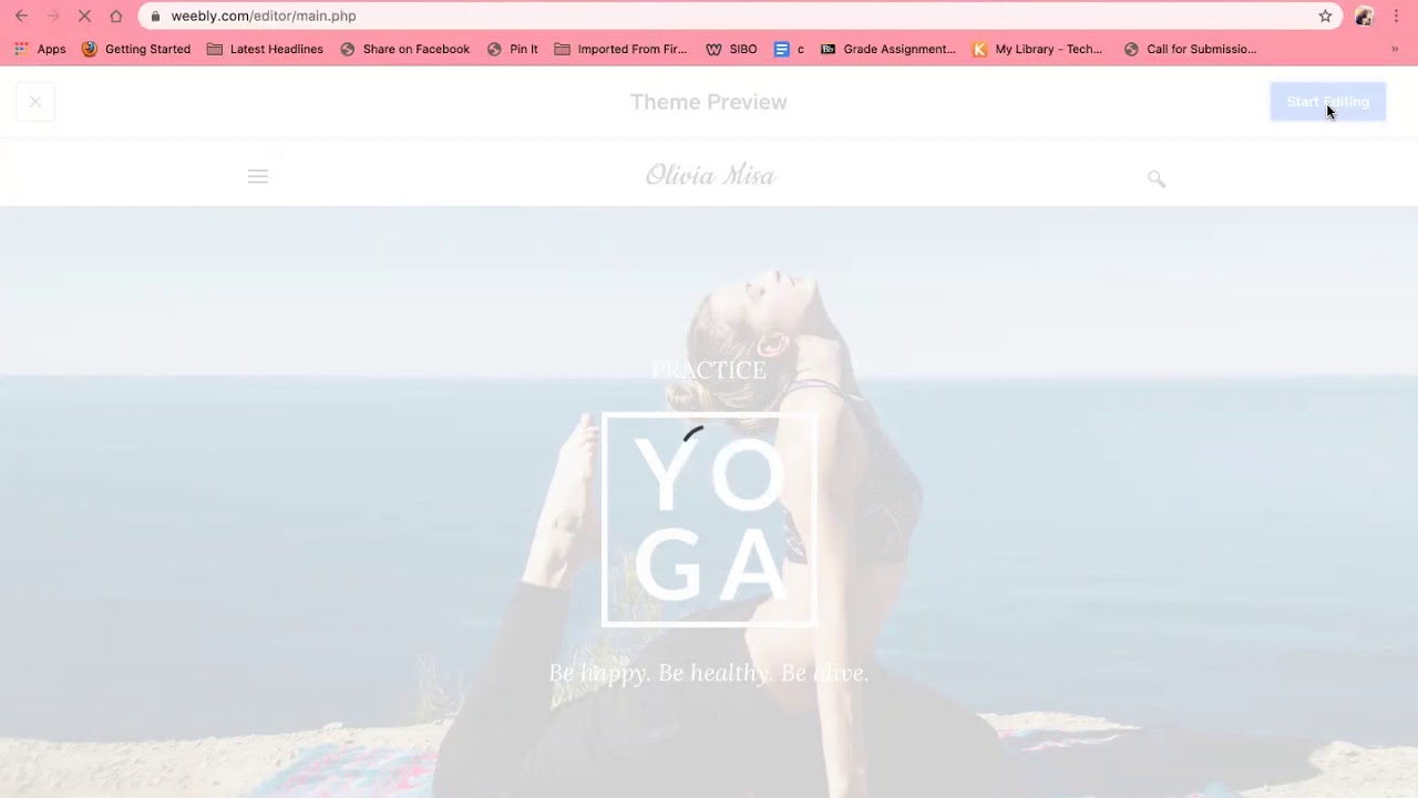 Weebly Set up - YouTube