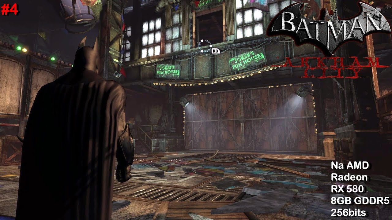 Batman Arkham City (#4) - Na AMD Radeon RX 580 8GB GDDR5 256bits - YouTube